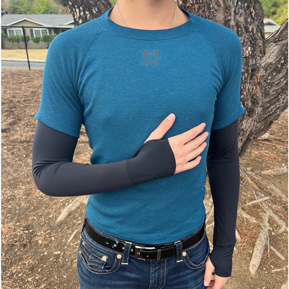 Under Armour | Shirts | Wool Waffle Thermal Under Armour Men Run ...